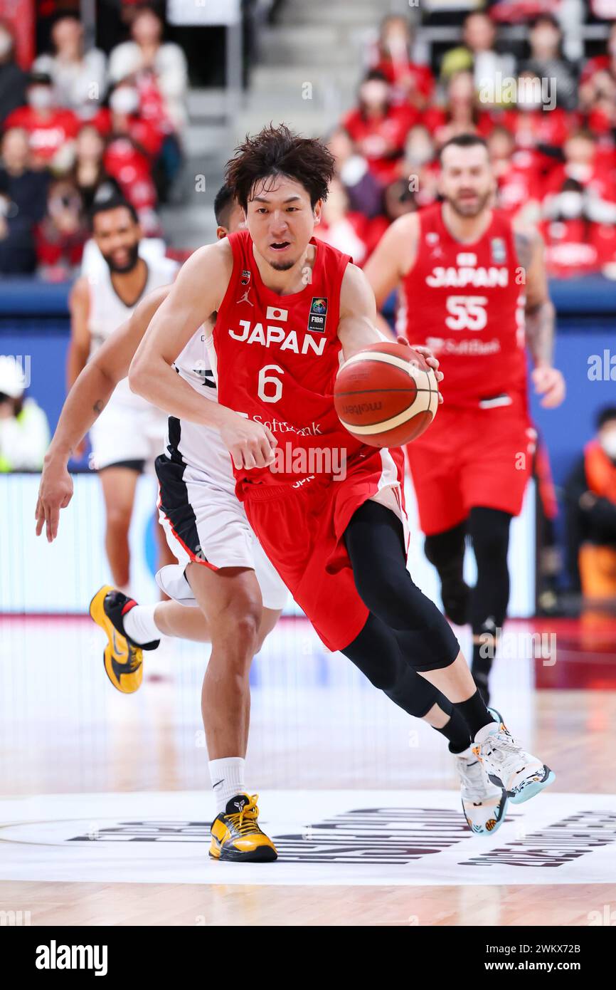 Ariake Coliseum, Tokyo, Japan. 22nd Feb, 2024. Makoto Hiejima (JPN ...