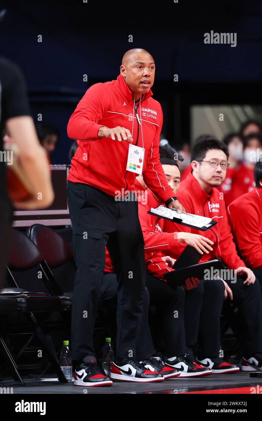 Ariake Coliseum, Tokyo, Japan. 22nd Feb, 2024. Corey Gaines coach (JPN ...