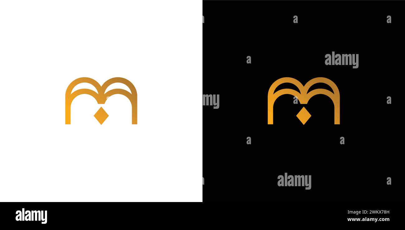Modern m logo Stock Vector Images - Alamy