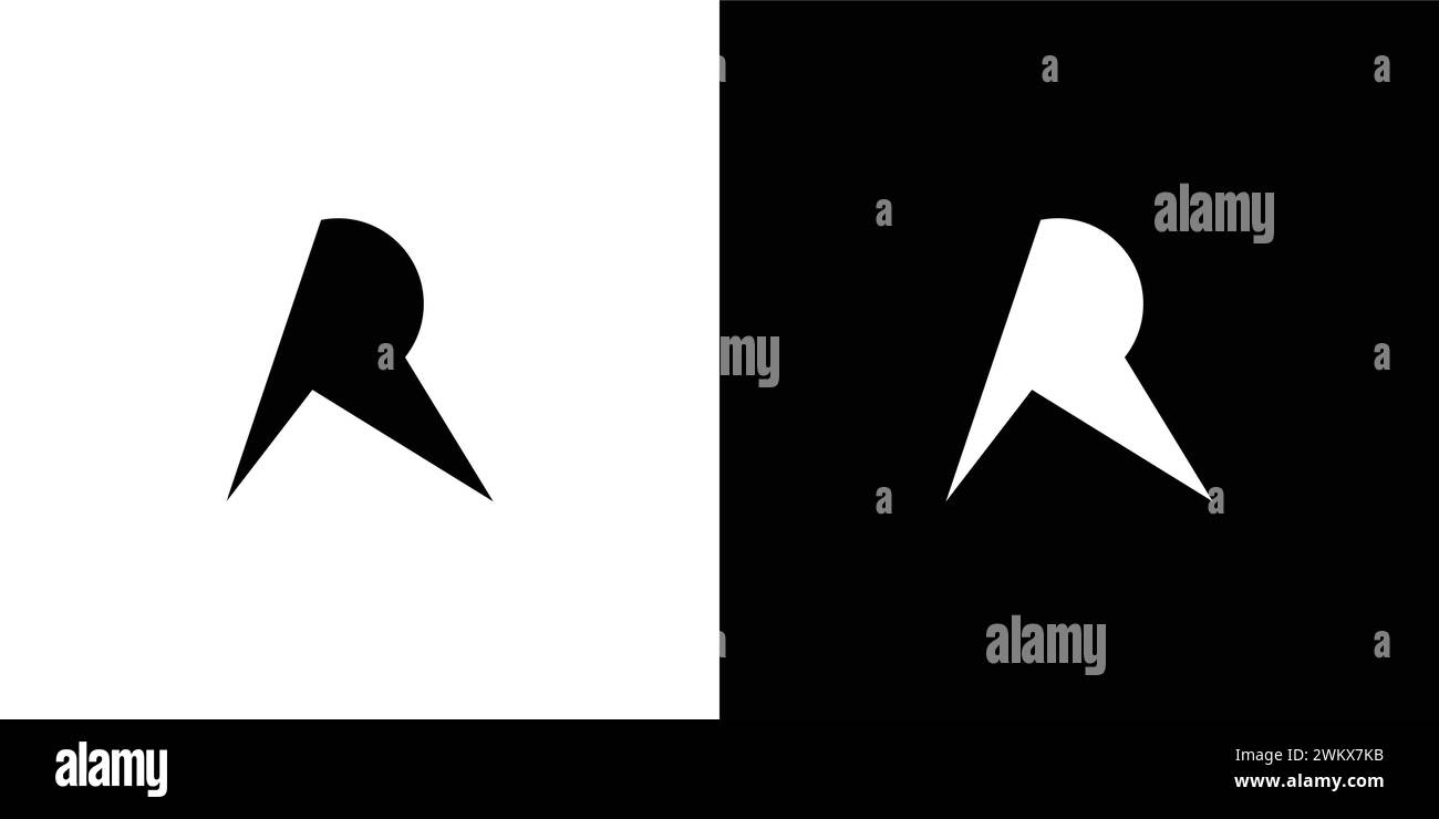 Simple and modern R logo design Stock Vector Image & Art - Alamy