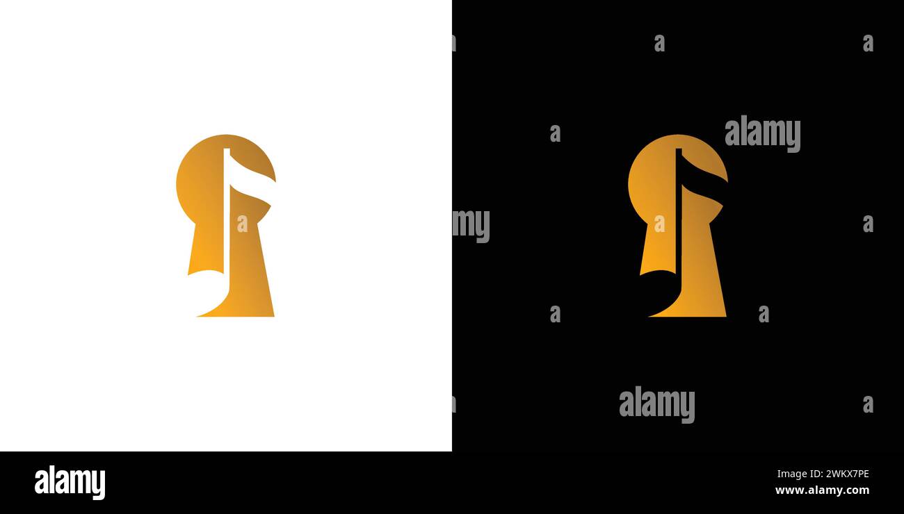 Key logo design Stock Vector Images - Alamy