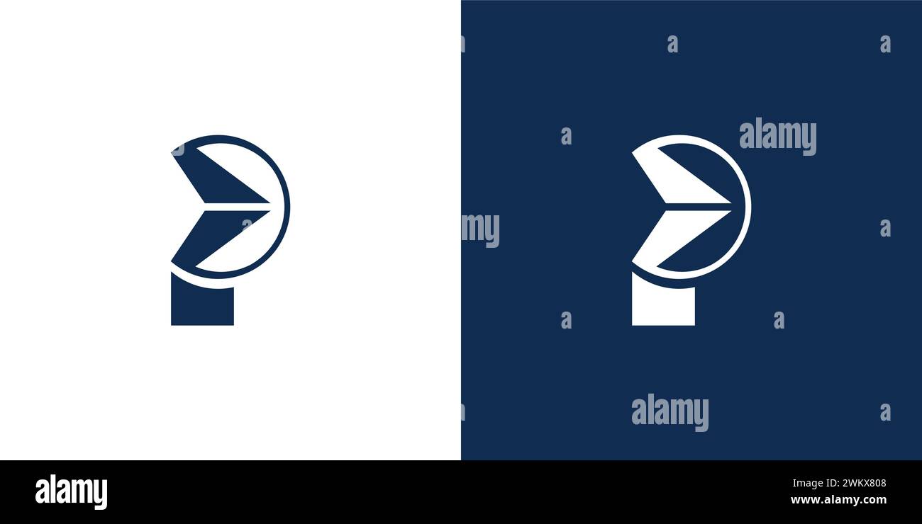 Unique and modern P travel logo design Stock Vector Image & Art - Alamy