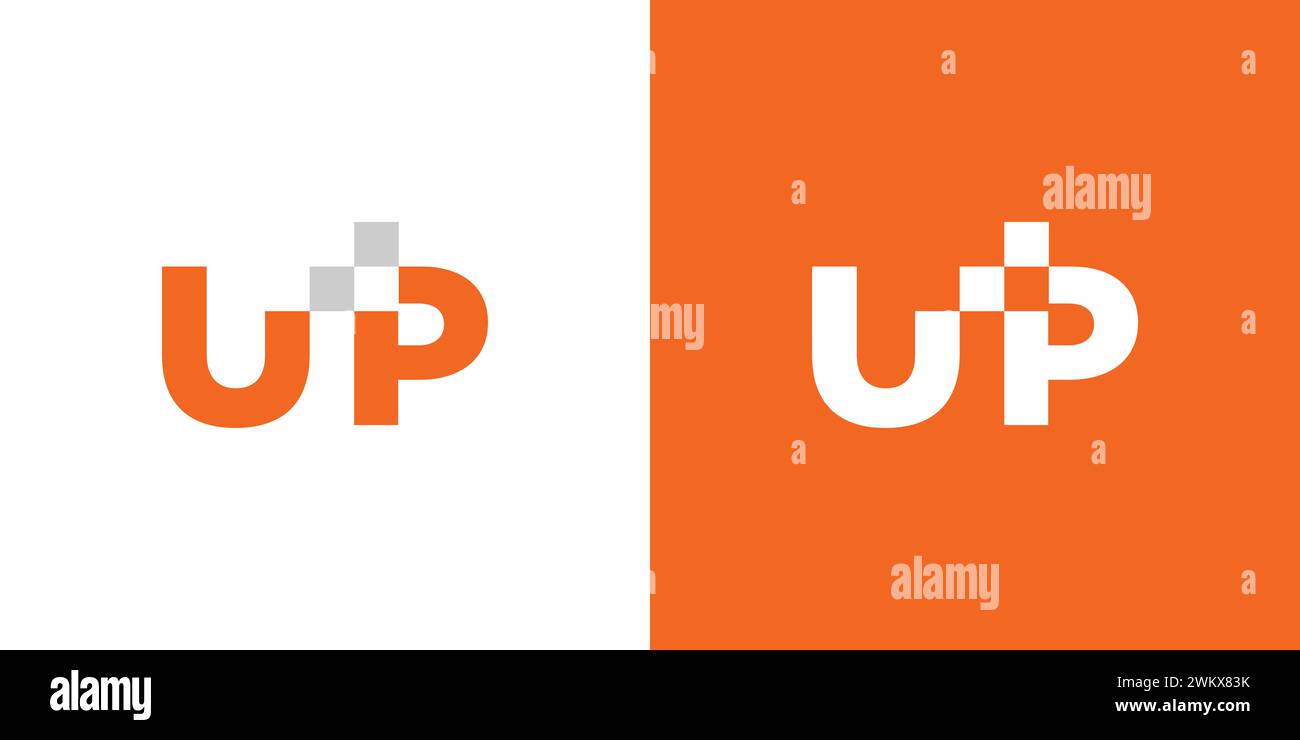 Unique and modern Up logo design 12 Stock Vector Image & Art - Alamy