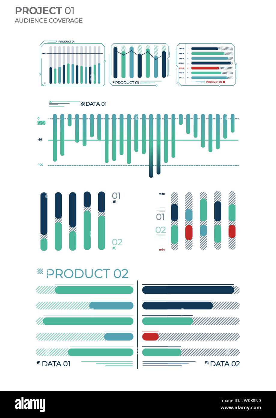 Design business elements charts in color. Finance Charts Stock Vector ...