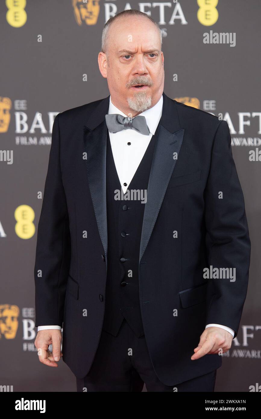 London, UK. 18 Feb, 2024. Pictured: Paul Giamatti attends The EE ...
