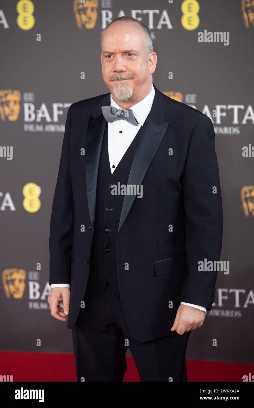 London, UK. 18 Feb, 2024. Pictured: Paul Giamatti attends The EE ...