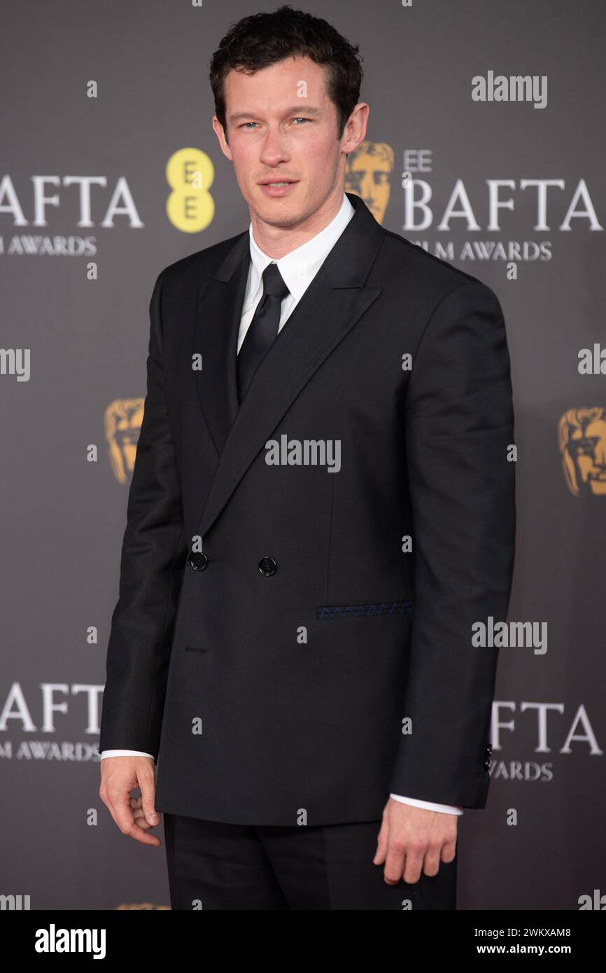 London, UK. 18 Feb, 2024. Pictured: Callum Turner attends The EE ...
