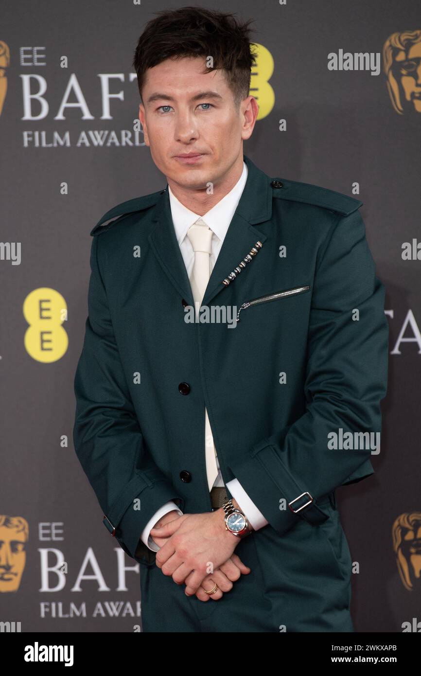 London, UK. 18 Feb, 2024. Pictured: Barry Keoghan attends The EE ...