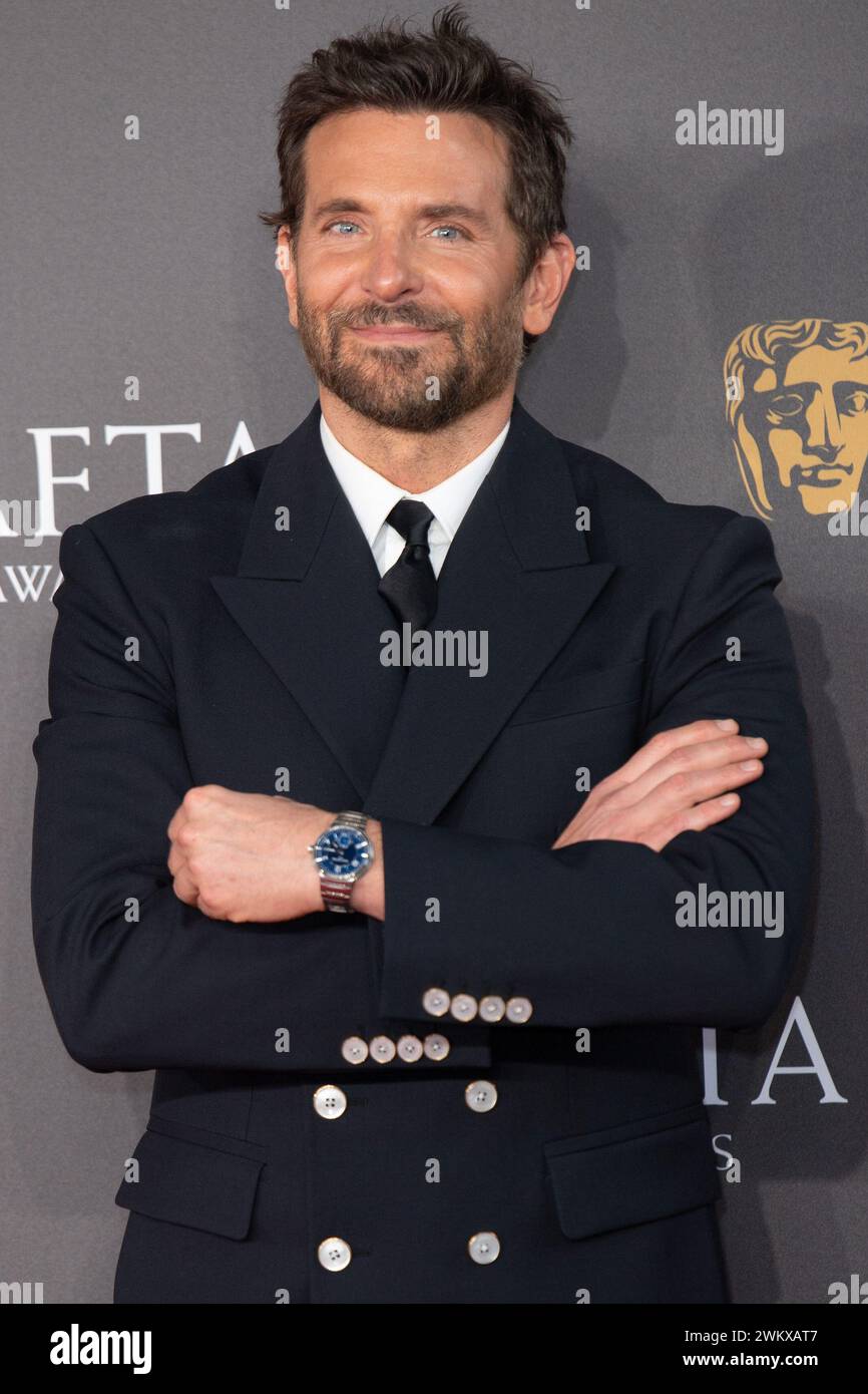 London, UK. 18 Feb, 2024. Pictured: Bradley Cooper attends The EE ...