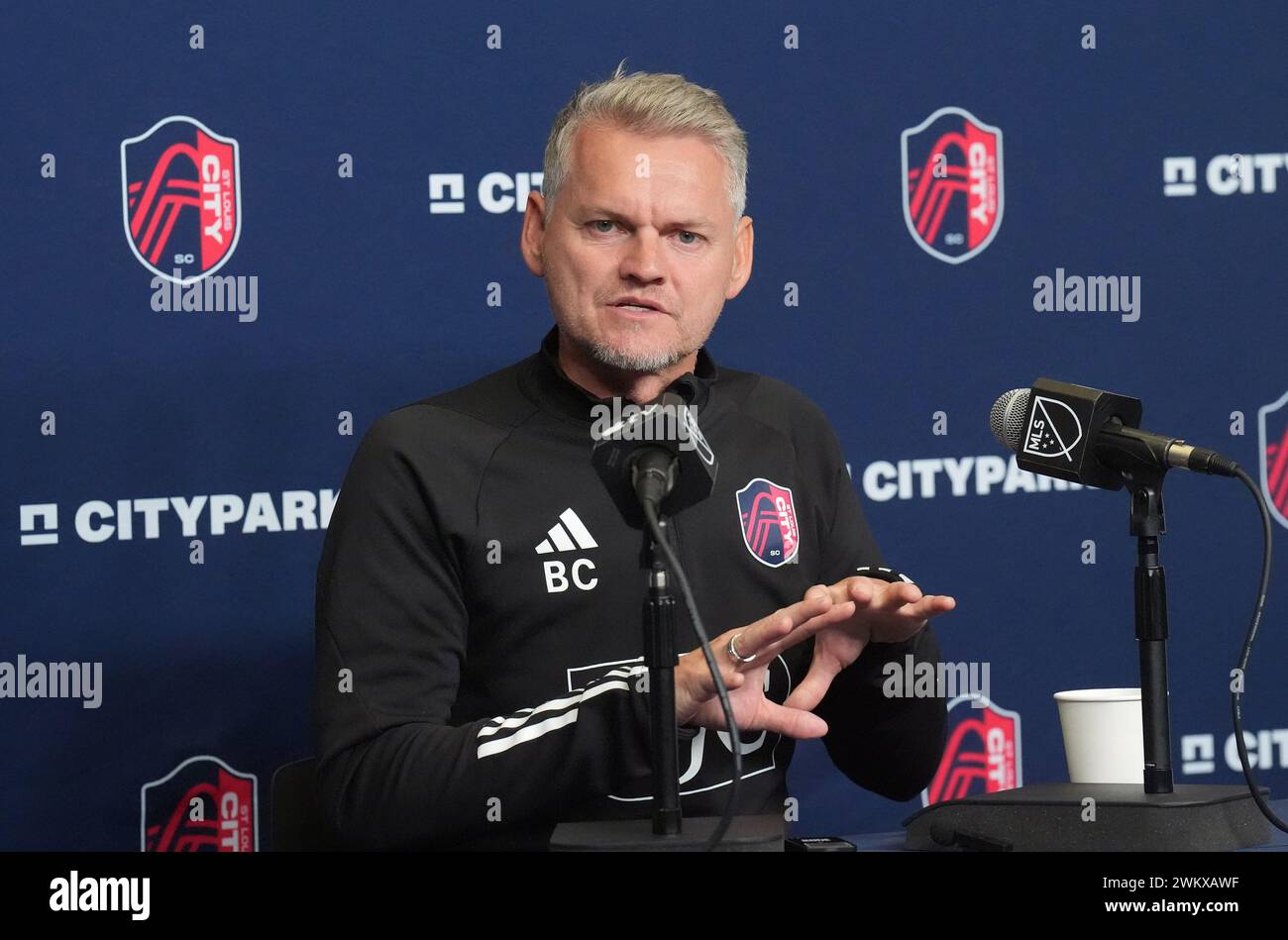 St. Louis, United States. 05th Dec, 2024. St. Louis Soccer SC head ...