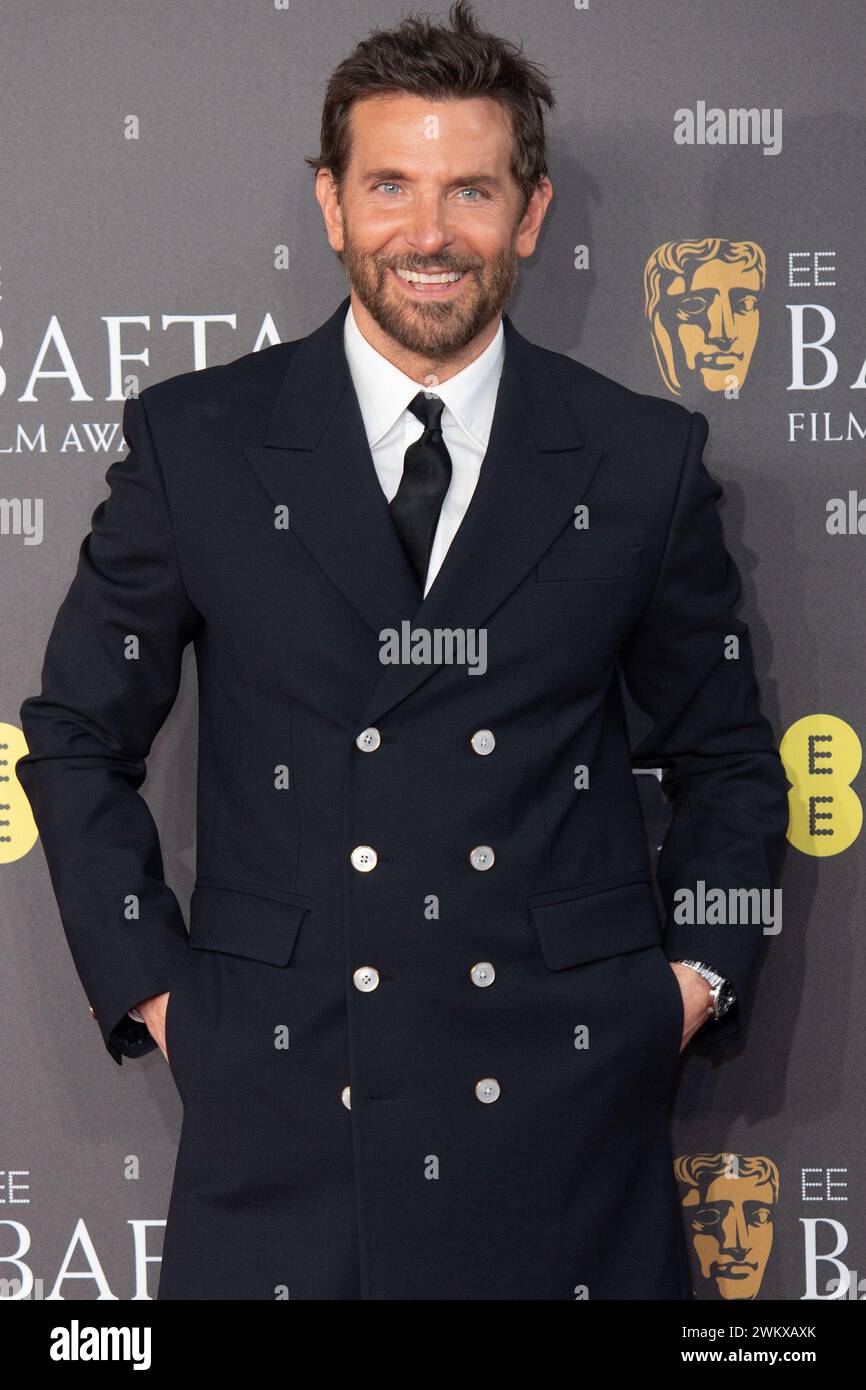 London, UK. 18 Feb, 2024. Pictured: Bradley Cooper attends The EE ...