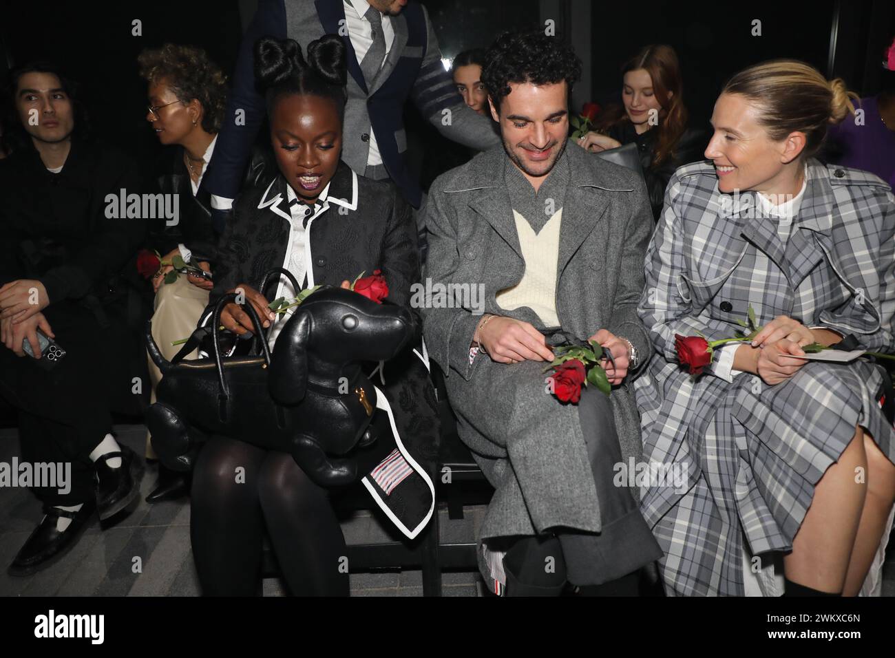 Front row at Thom Browne NYFW Fall/Winter 2024-2025 mens and womens ...