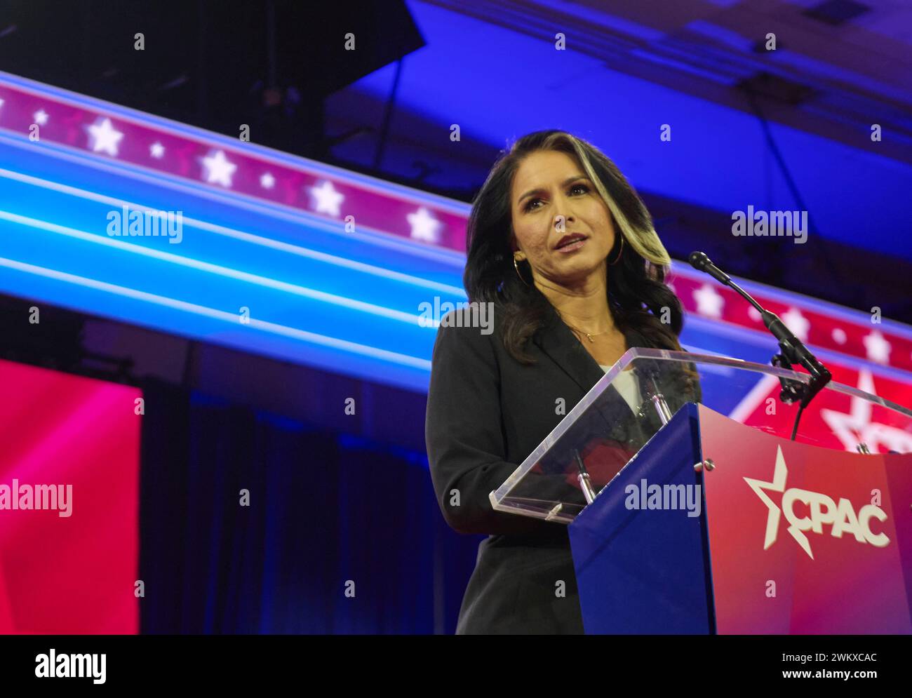 National Harbor, Maryland, USA. 22nd Feb, 2024. Former member of ...