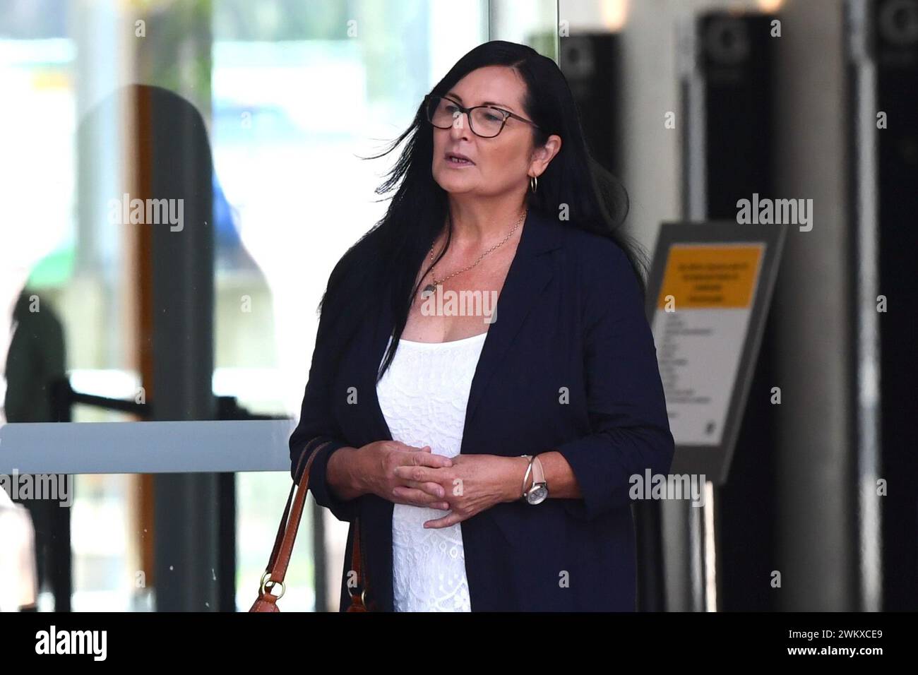 Brisbane, Australia. 23rd Feb, 2024. Michelle Liddle leaves the ...