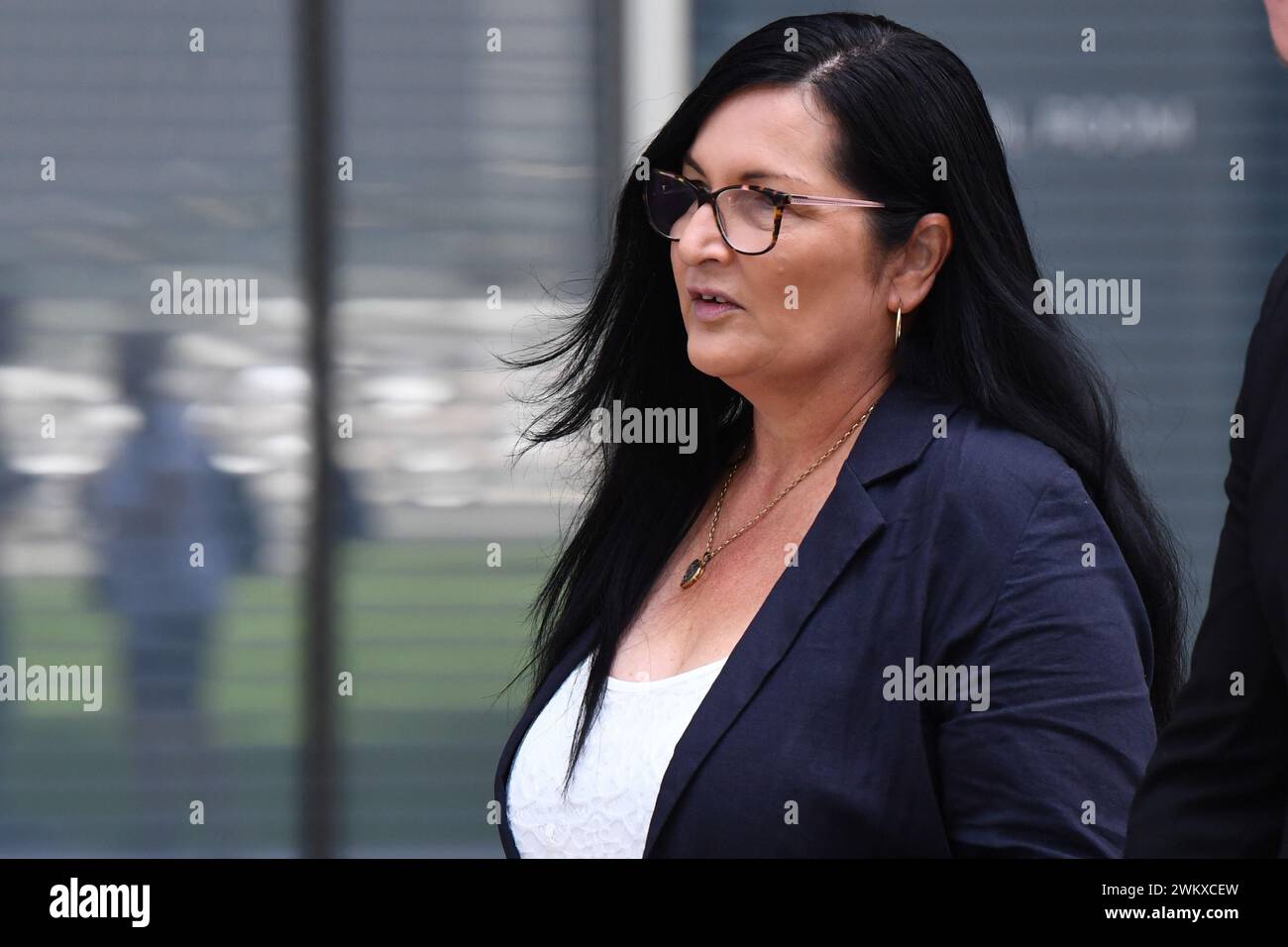 Brisbane, Australia. 23rd Feb, 2024. Michelle Liddle leaves the ...