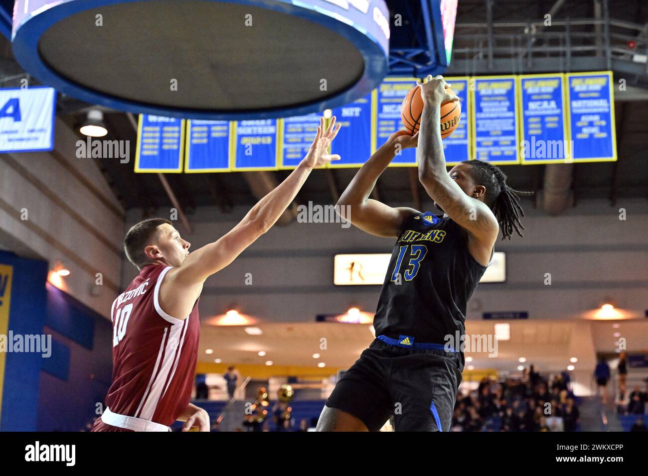 February 22, 2024, Newark, Delaware, U.S: Delaware Fightin Blue Hens ...