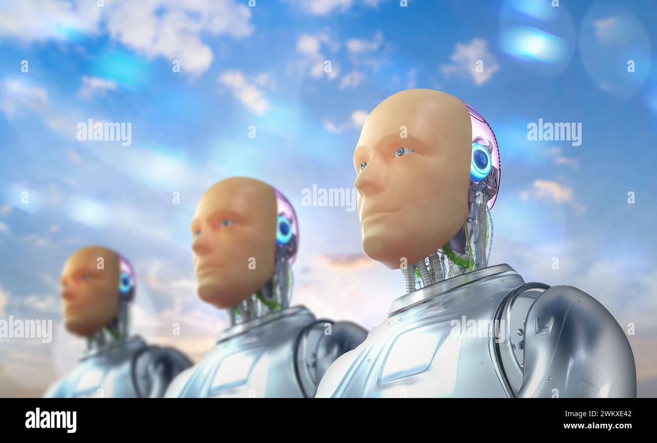 Human like robots hi-res stock photography and images - Alamy