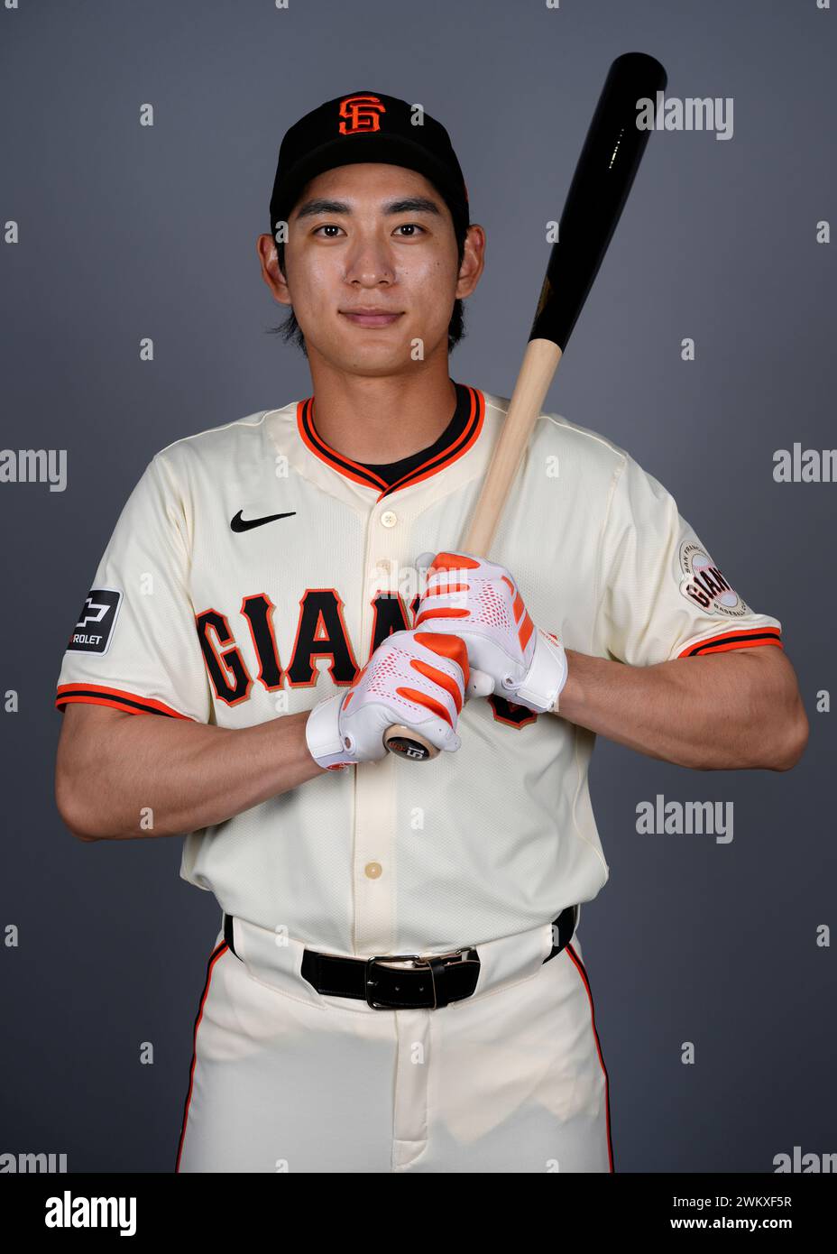 This is a 2024 photo of Jung Hoo Lee of the San Francisco Giants ...