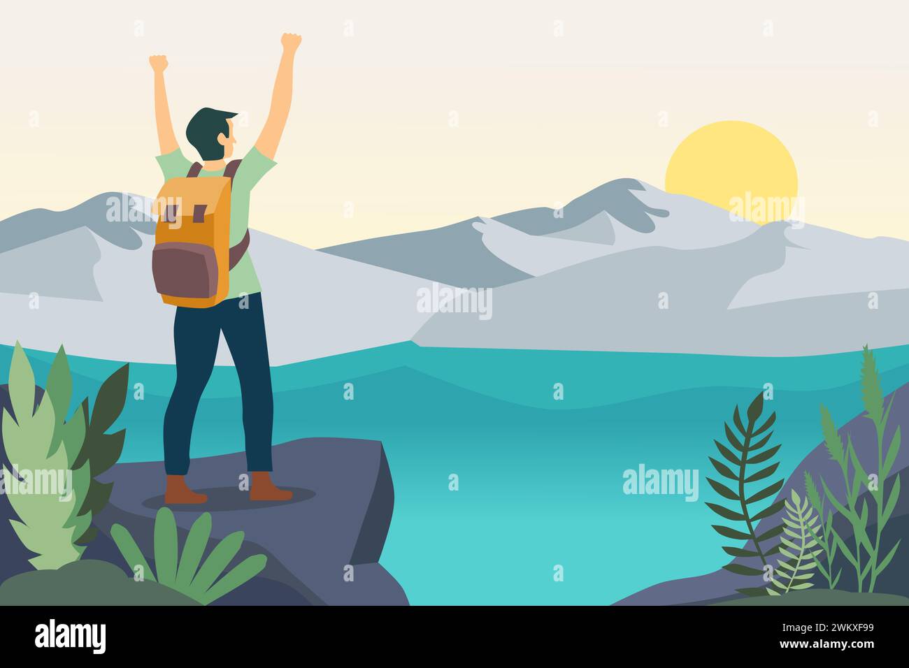 Trekking watch Stock Vector Images - Alamy