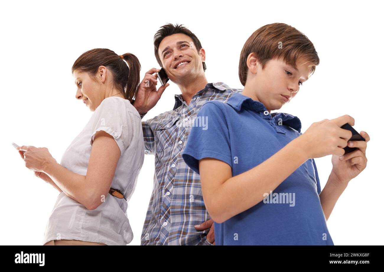 Parents children social media screen hi-res stock photography and ...