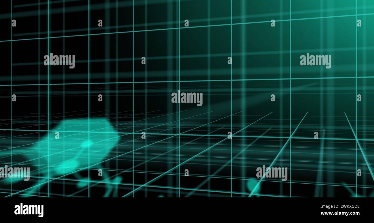Image of brain, molecular strauctures and layers of data processing ...