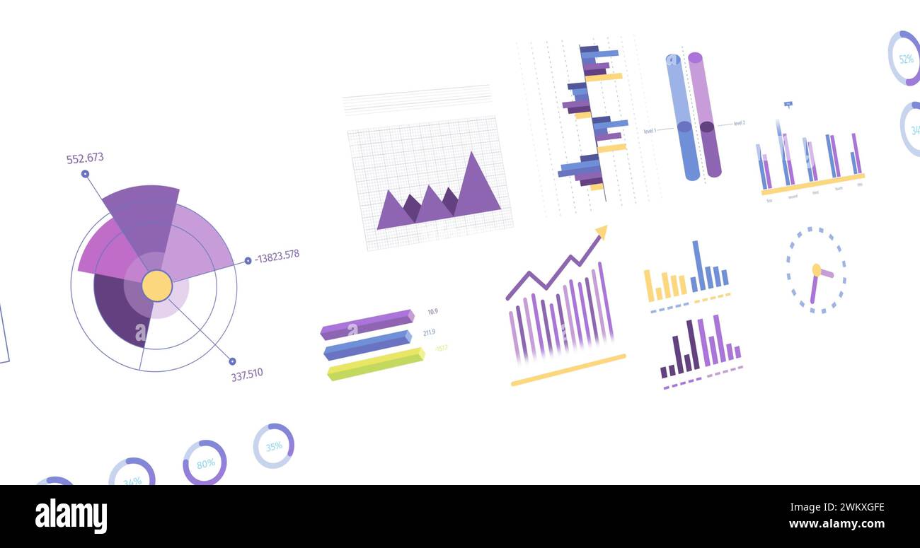 Marketing chart graphs Cut Out Stock Images & Pictures - Alamy
