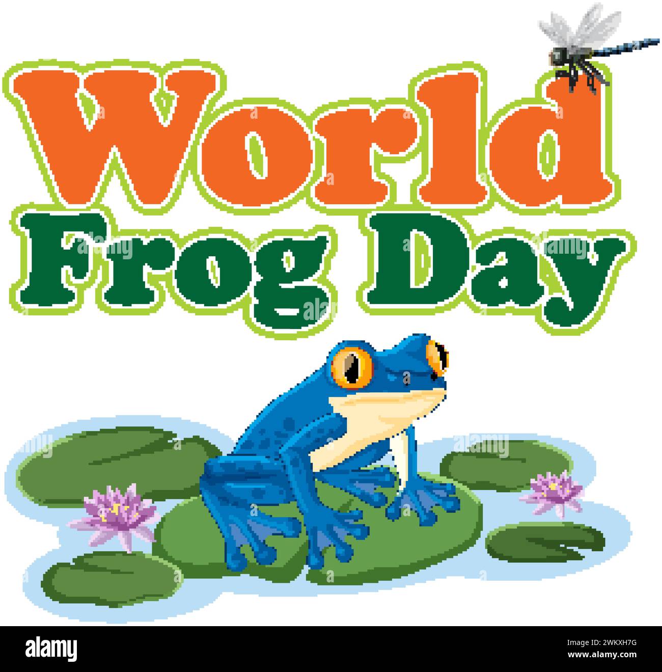 Wetland wildlife insect Stock Vector Images - Alamy