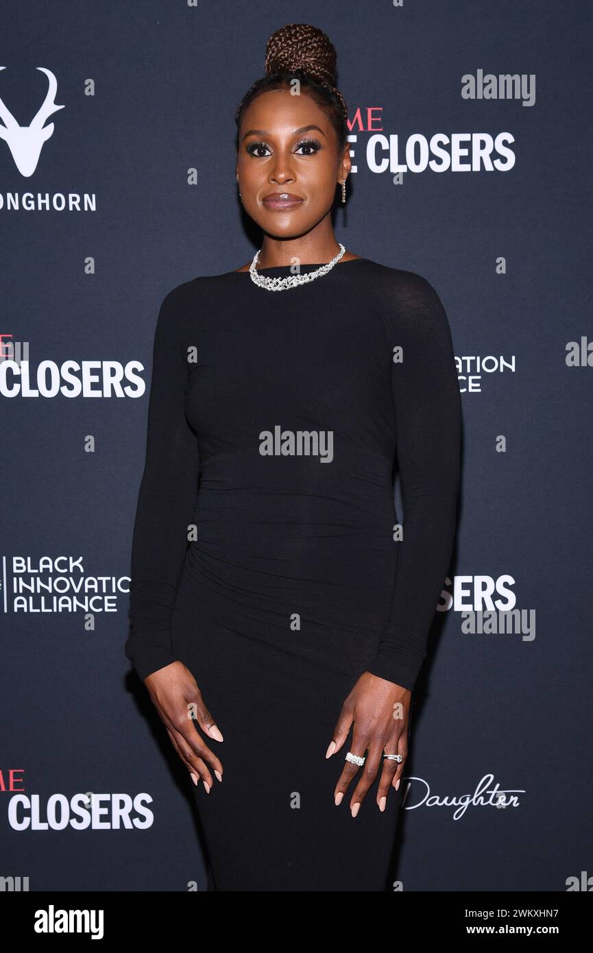 New York, USA. 22nd Feb, 2024. Actress Issa Rae attends TIME's ...