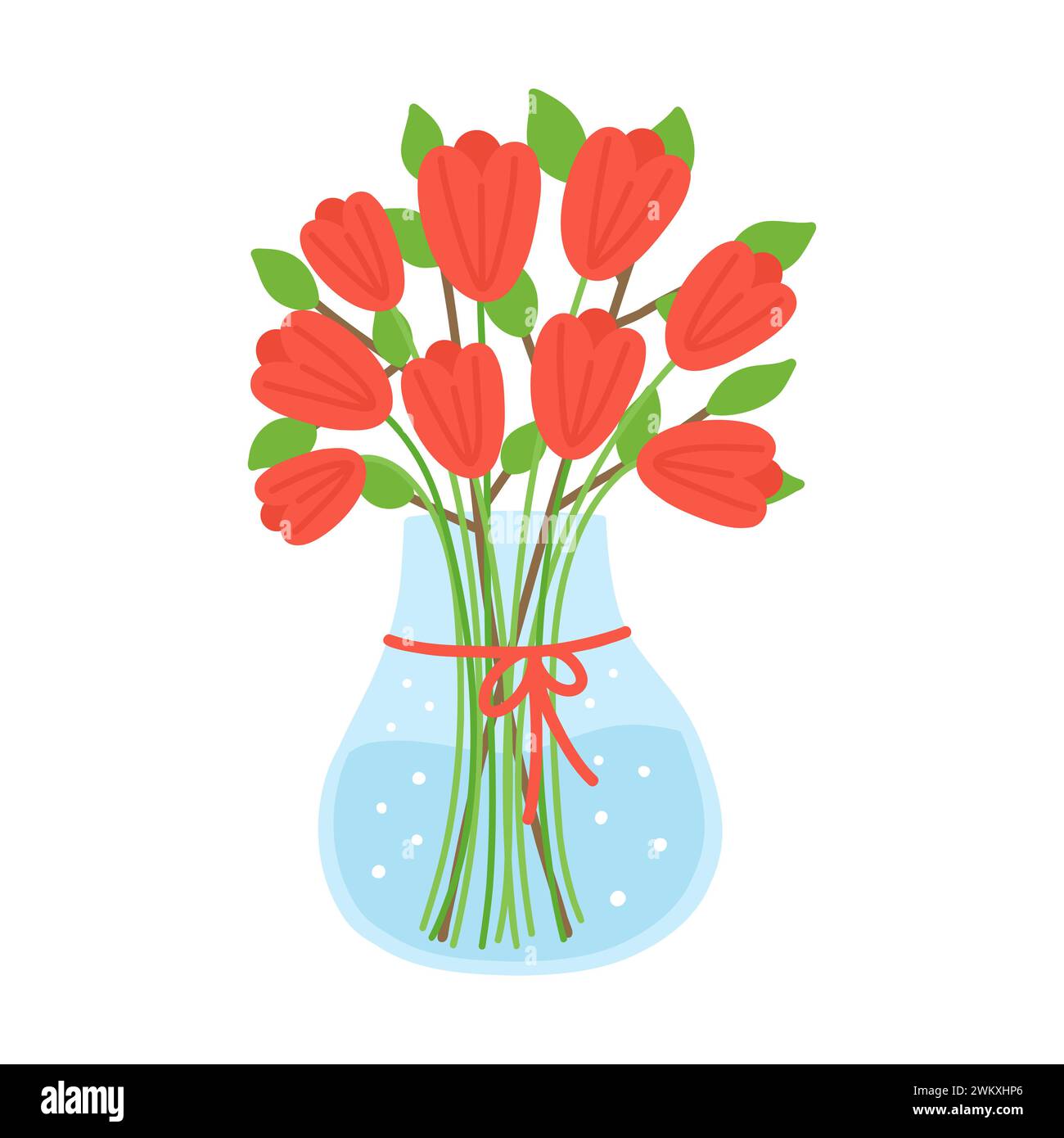 Cartoon vase of flowers hi-res stock photography and images - Alamy