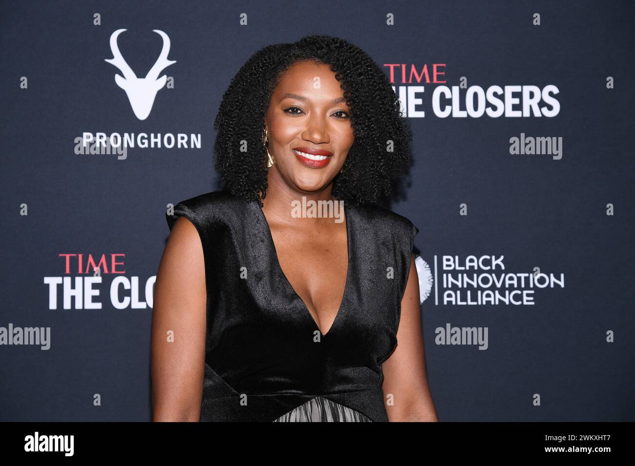 New York, USA. 22nd Feb, 2024. Ayana Parsons attends TIME's inaugural 'The Closers' reception at ...