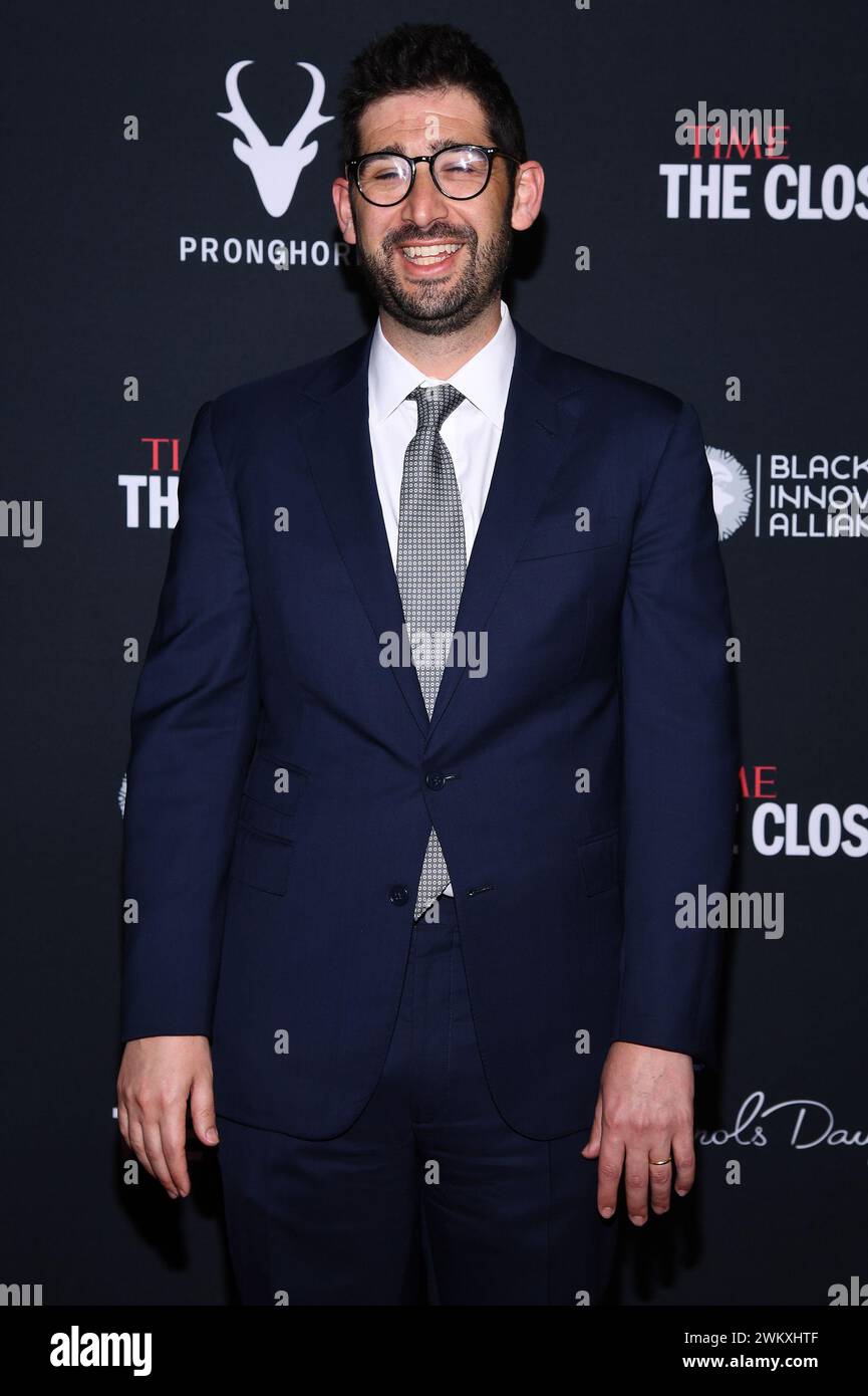 New York, USA. 22nd Feb, 2024. Sam Jacobs attends TIME's inaugural 'The ...
