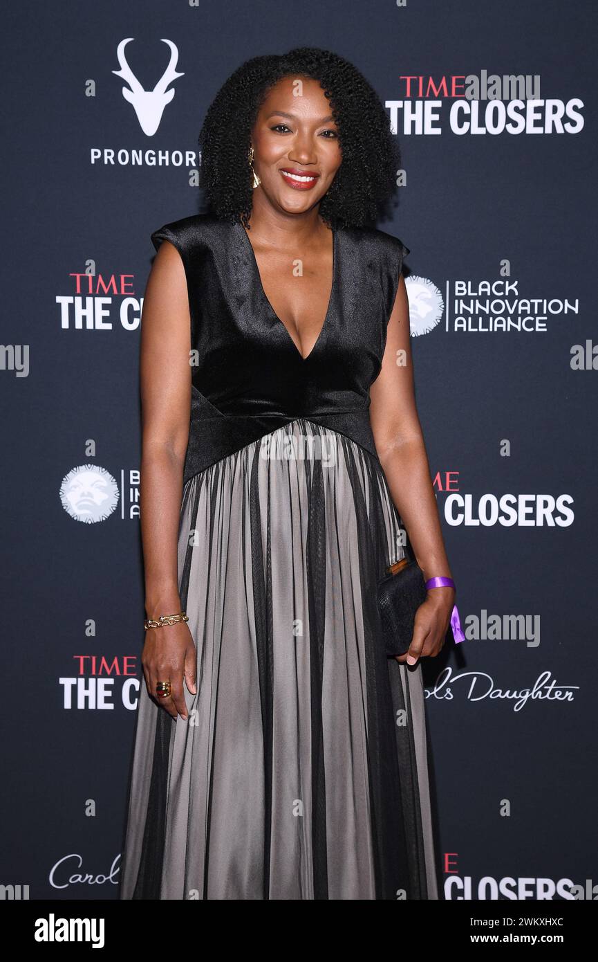 New York, USA. 22nd Feb, 2024. Ayana Parsons attends TIME's inaugural ...
