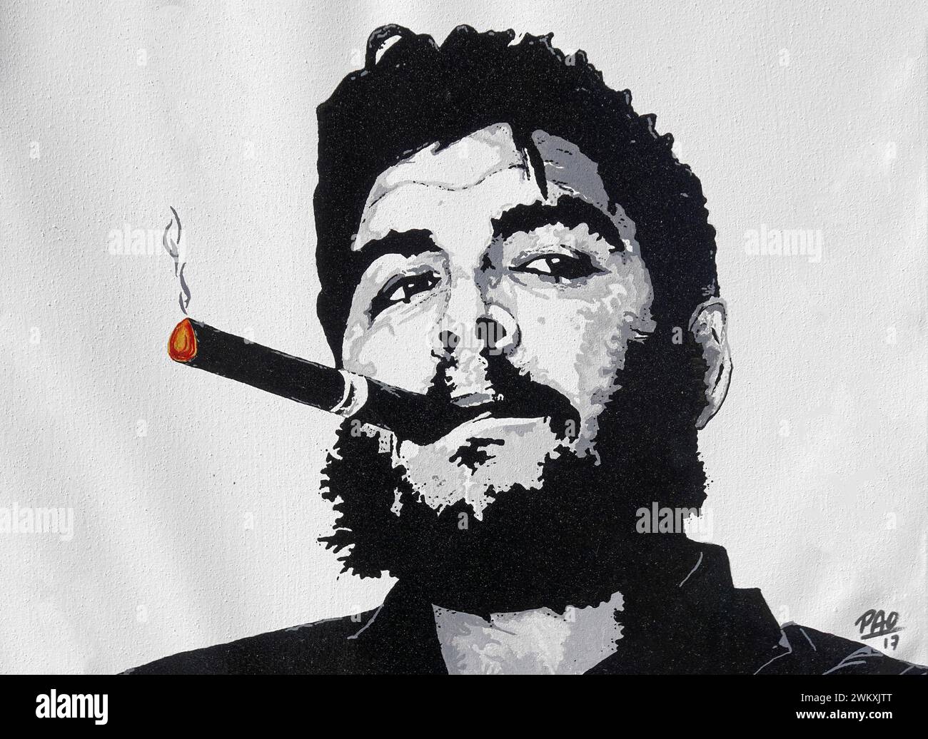 Che Guevara, painting, souvenir, Vinales, Valle de Vinales, Pinar del ...