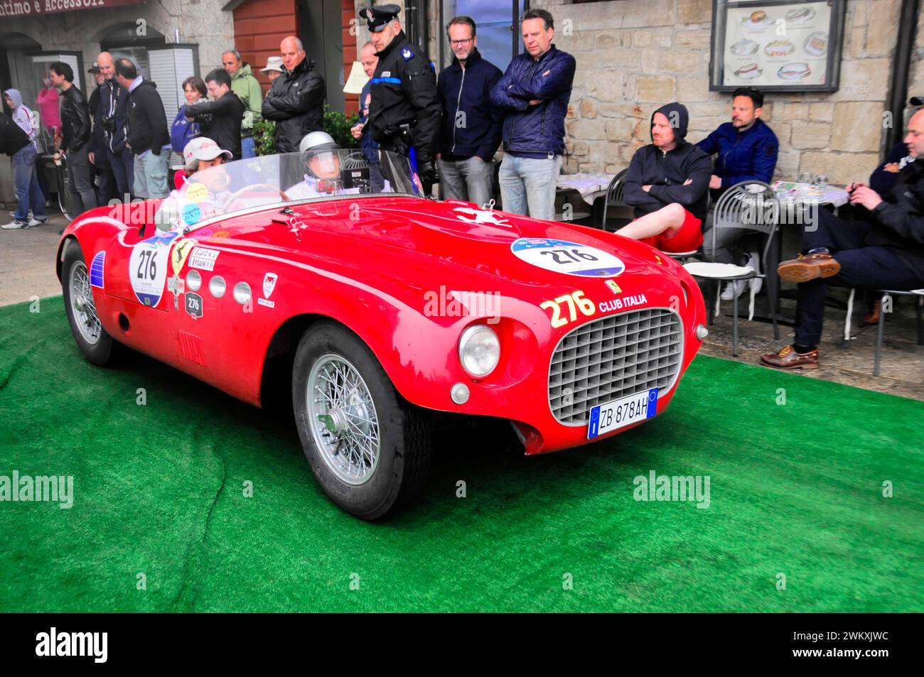 Mille Miglia 2016, time control, checkpoint, SAN MARINO, start no. 276 ...