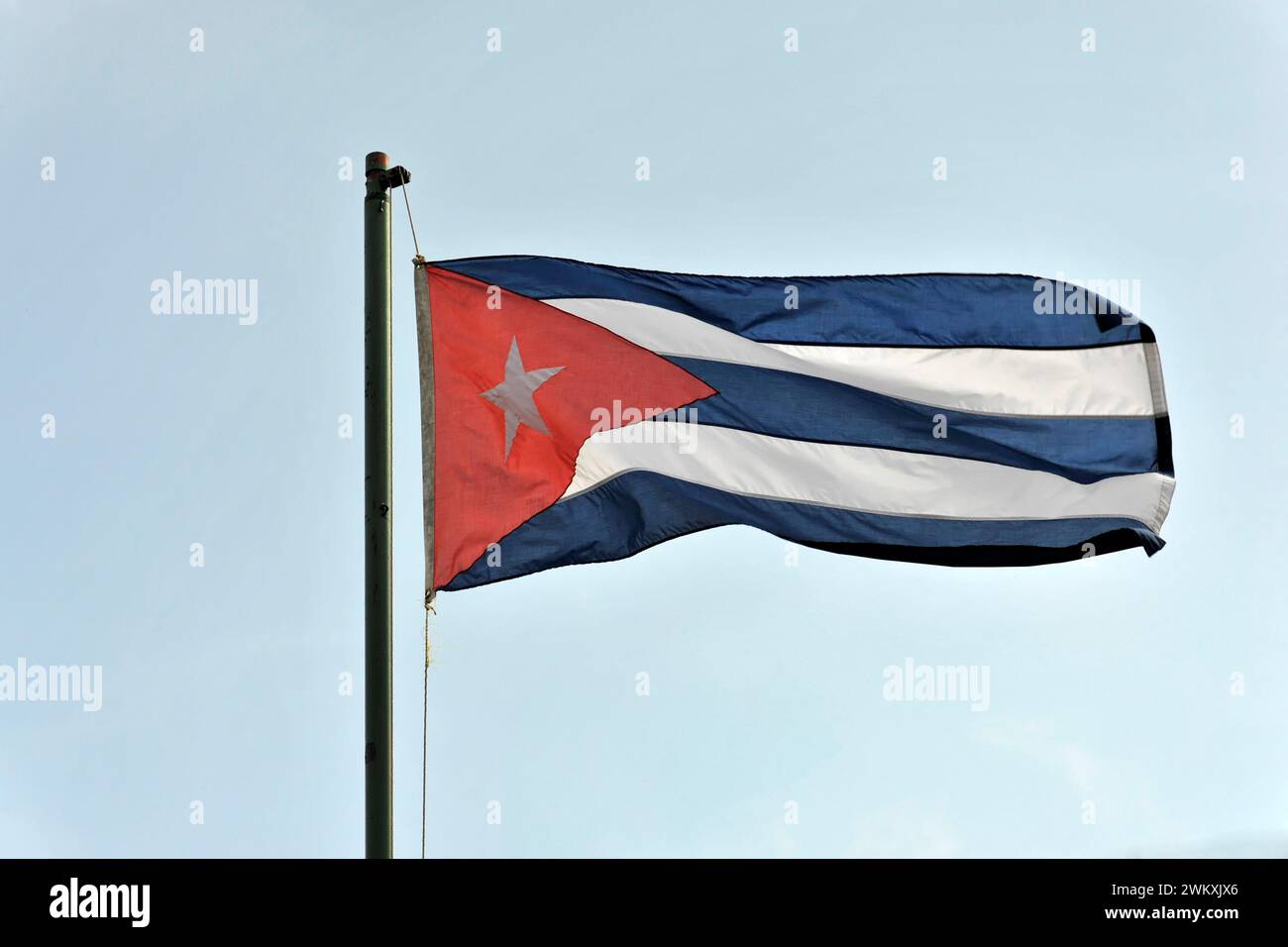 Waving cuban flag hi-res stock photography and images - Alamy