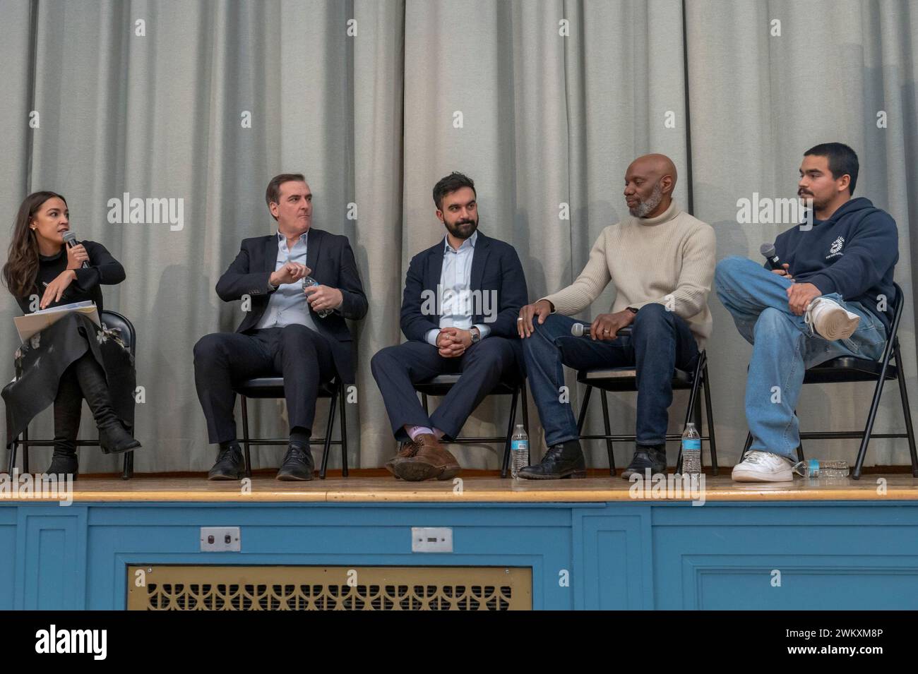 New York, New York, USA. 22nd Feb, 2024. (NEW) Rep. Alexandria Ocasio ...
