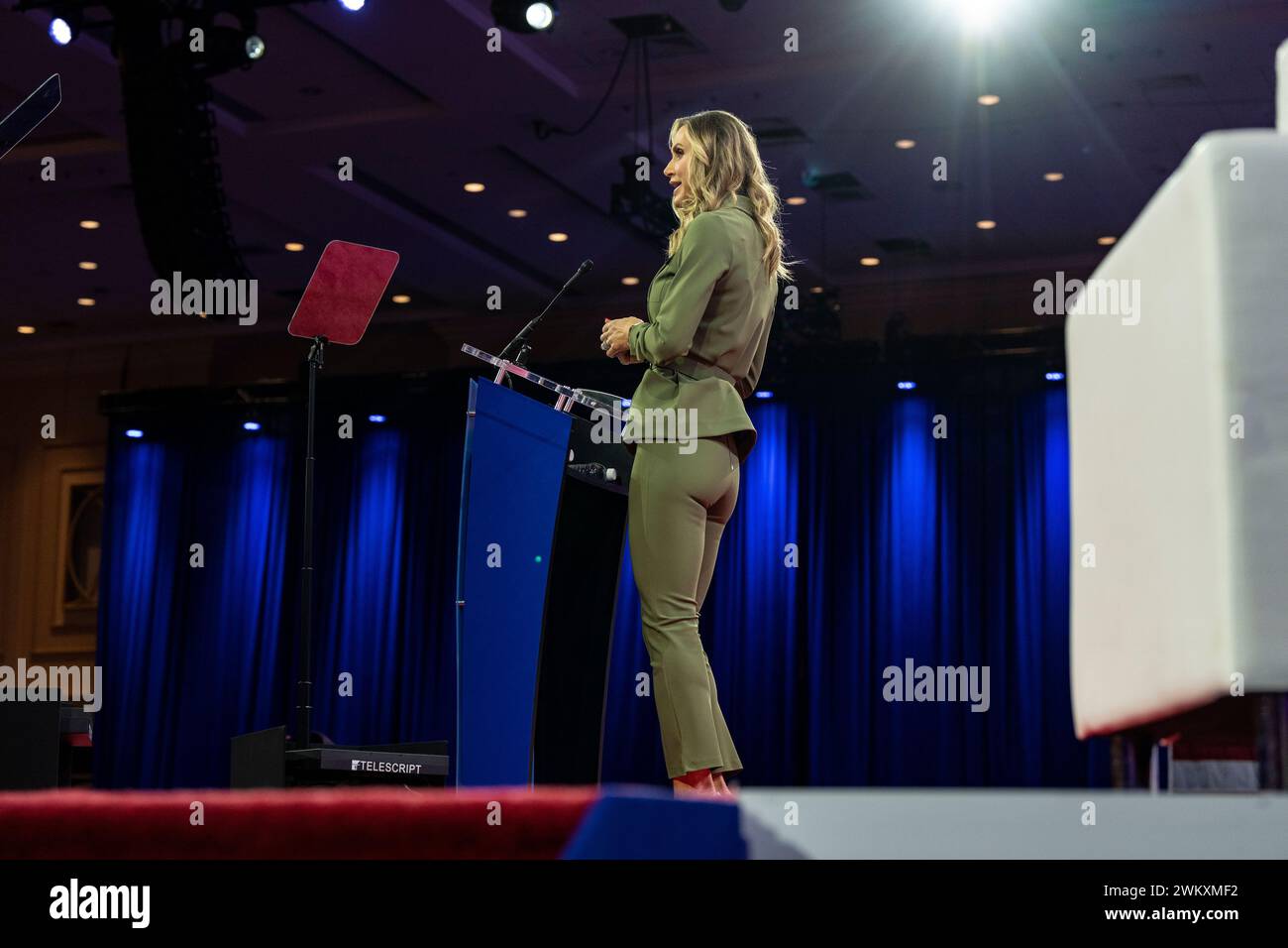 Lara Trump speaks during CPAC Conference at Gaylord National Resort ...