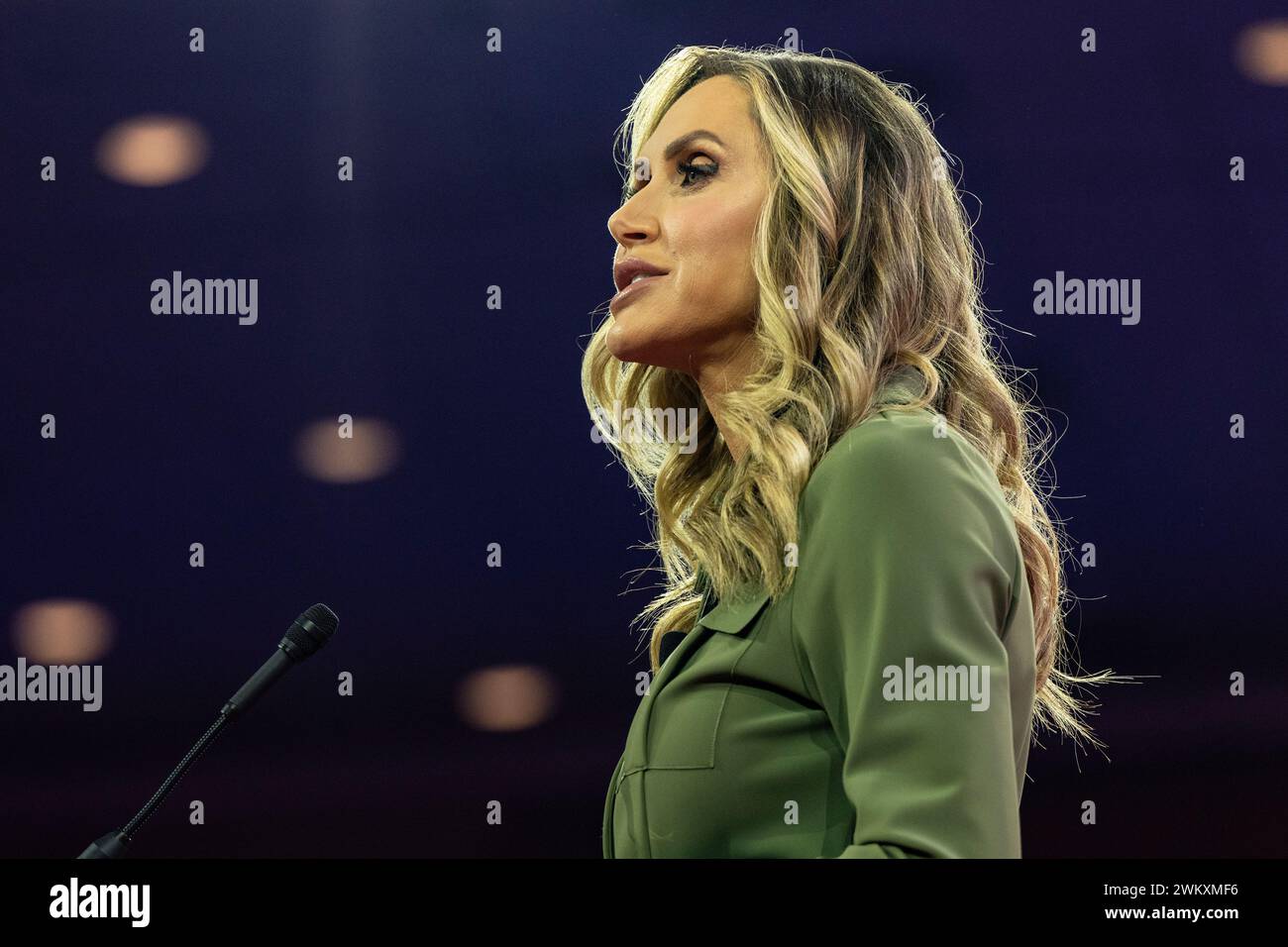 Lara Trump speaks during CPAC Conference at Gaylord National Resort ...