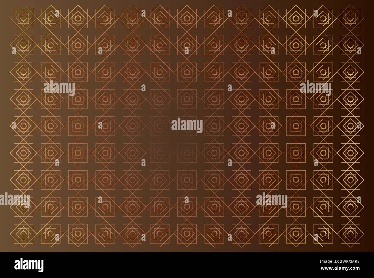 Vector abstract background with dark brown geometric ornament.Premium ...