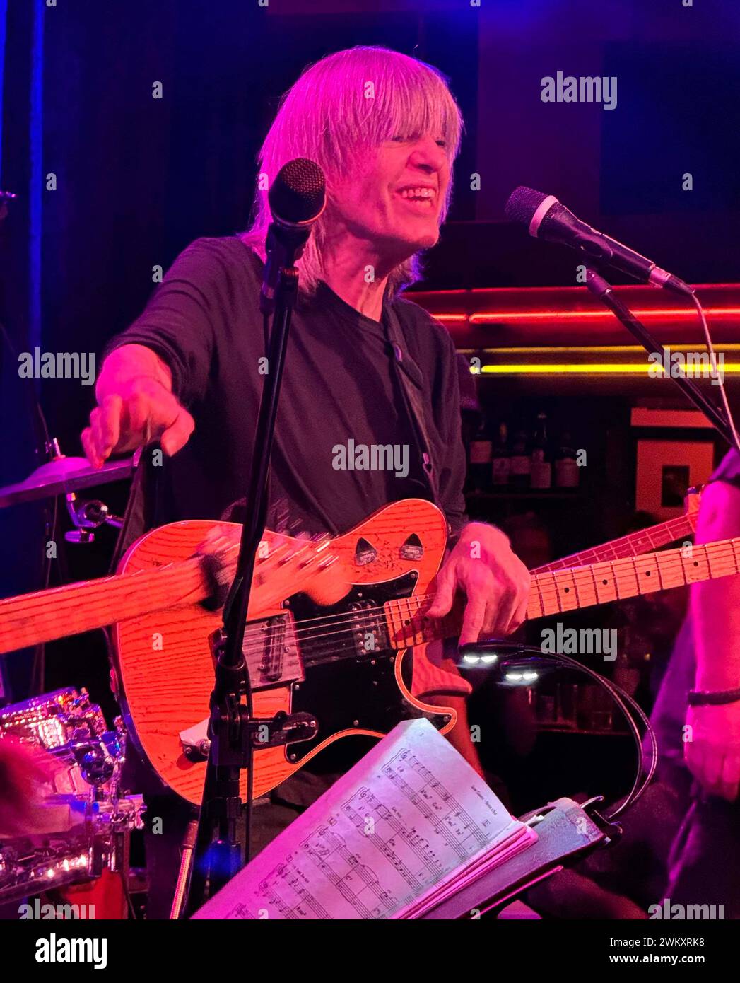 February 22, 2024, New York, New York, USA: Jazz guitarist MIKE STERN ...