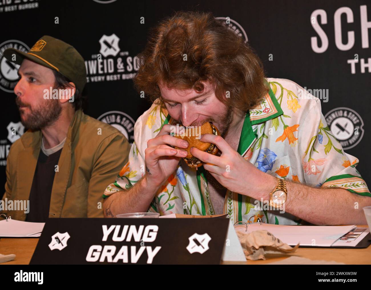Rapper Yung Gravy attends Burger Bash as part of SOBEWFF on Thursday ...