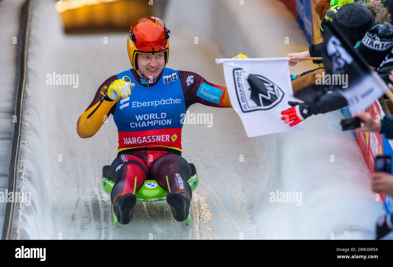 11.02.2024 Oberhof -WC Rennschlitten Männer und Mannschaft - Max ...