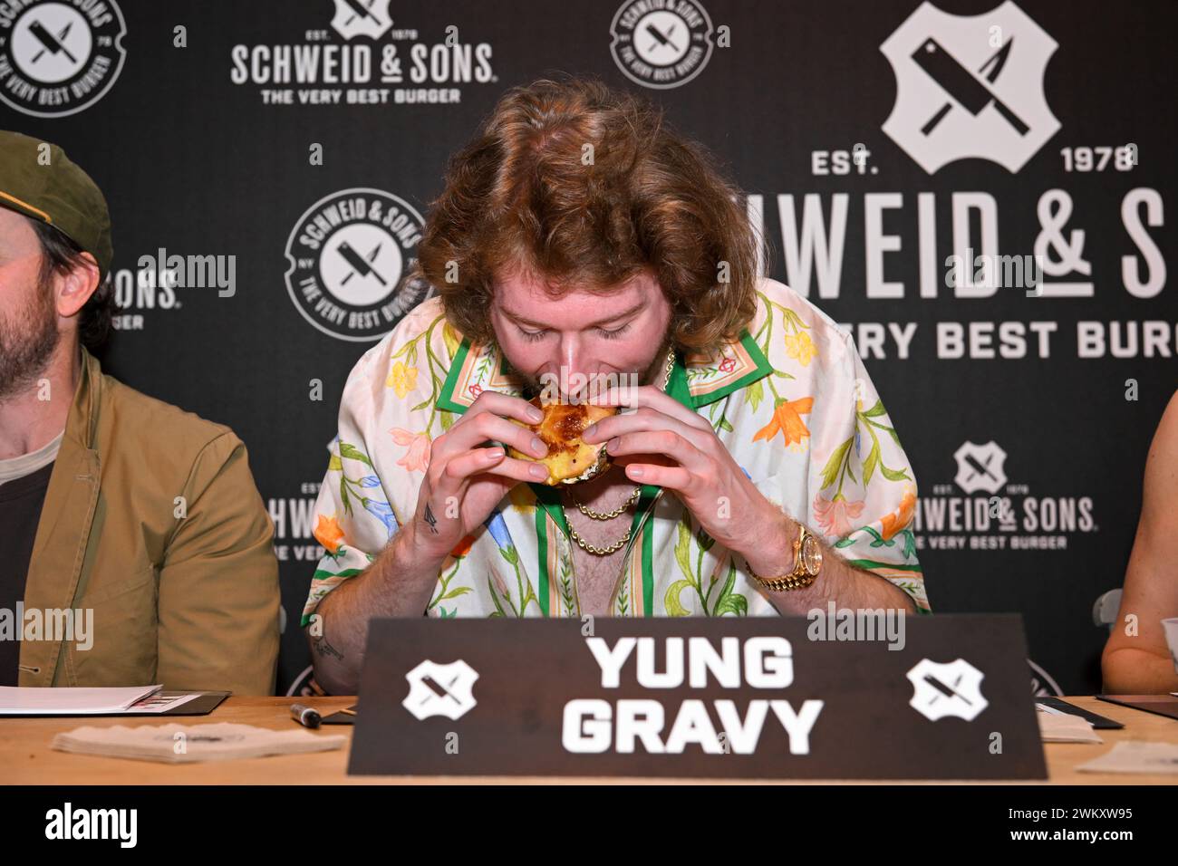 Rapper Yung Gravy attends Burger Bash as part of SOBEWFF on Thursday ...