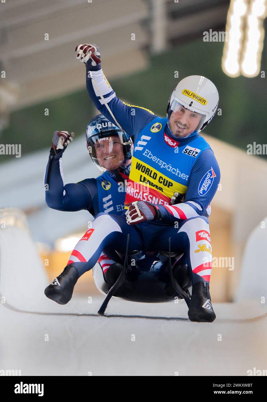 7.02.2024 Oberhof /Doppelsitzer M/F Thomas Steute und Wolfgang kindel ...