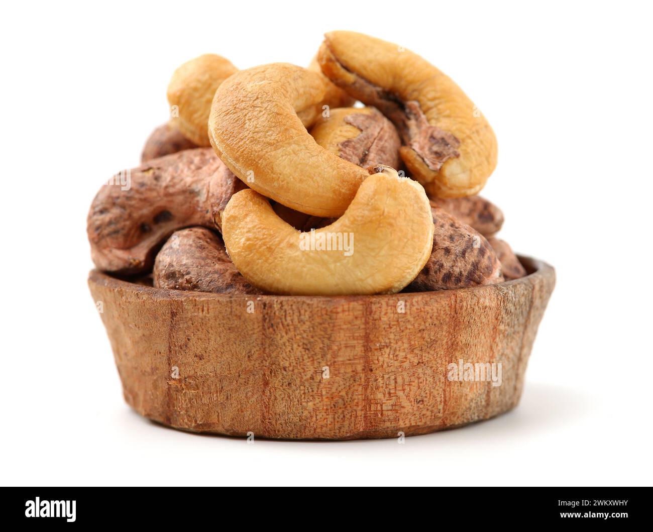 Top view tasty cashew Cut Out Stock Images & Pictures - Alamy