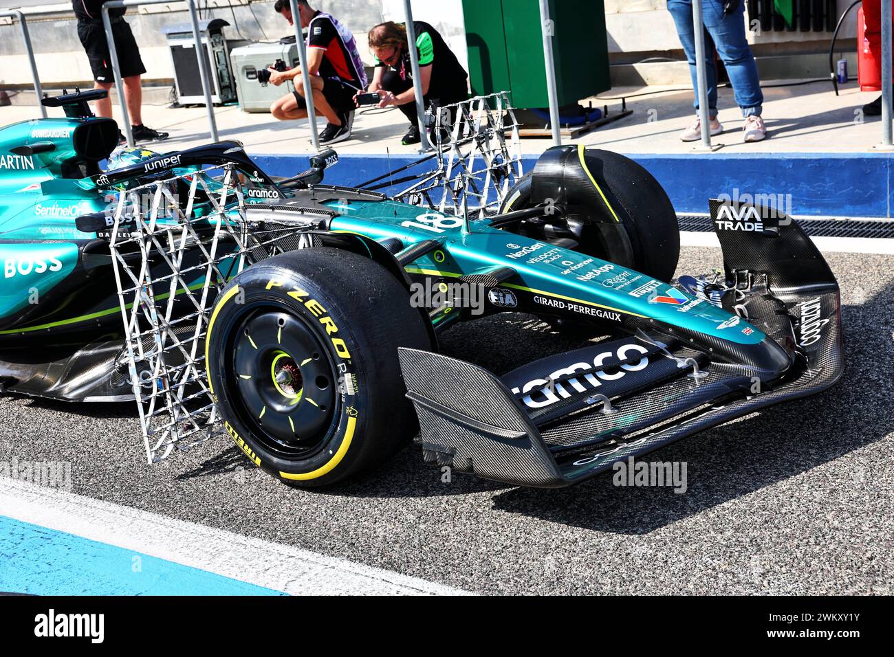Sakhir, Bahrain. 23rd Feb, 2024. Lance Stroll (CDN) Aston Martin F1 ...