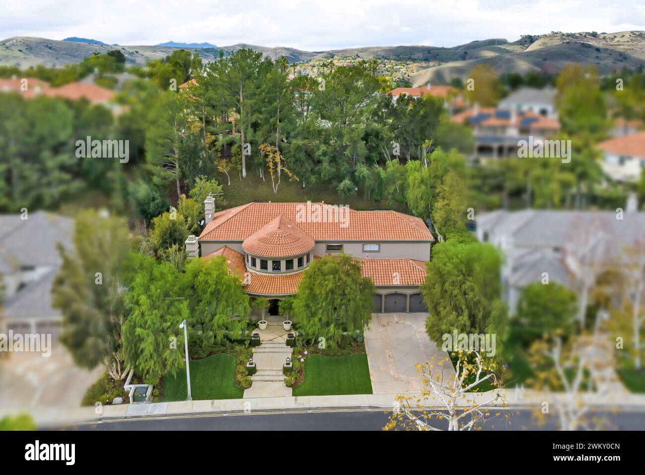 Calabasas california aerial hi-res stock photography and images - Alamy