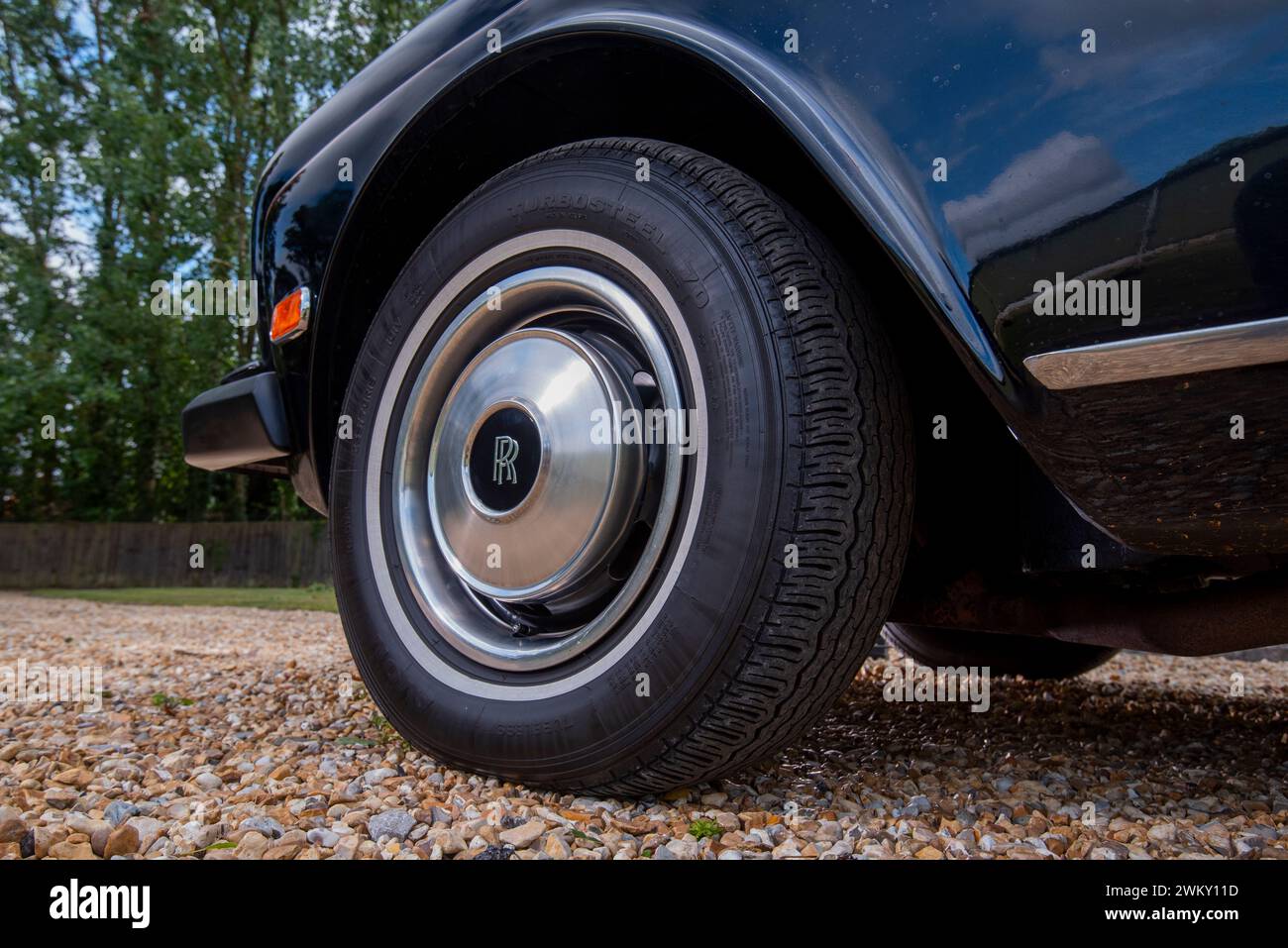 US spec Rolls Royce Corniche coupe, classic British luxury car Stock ...