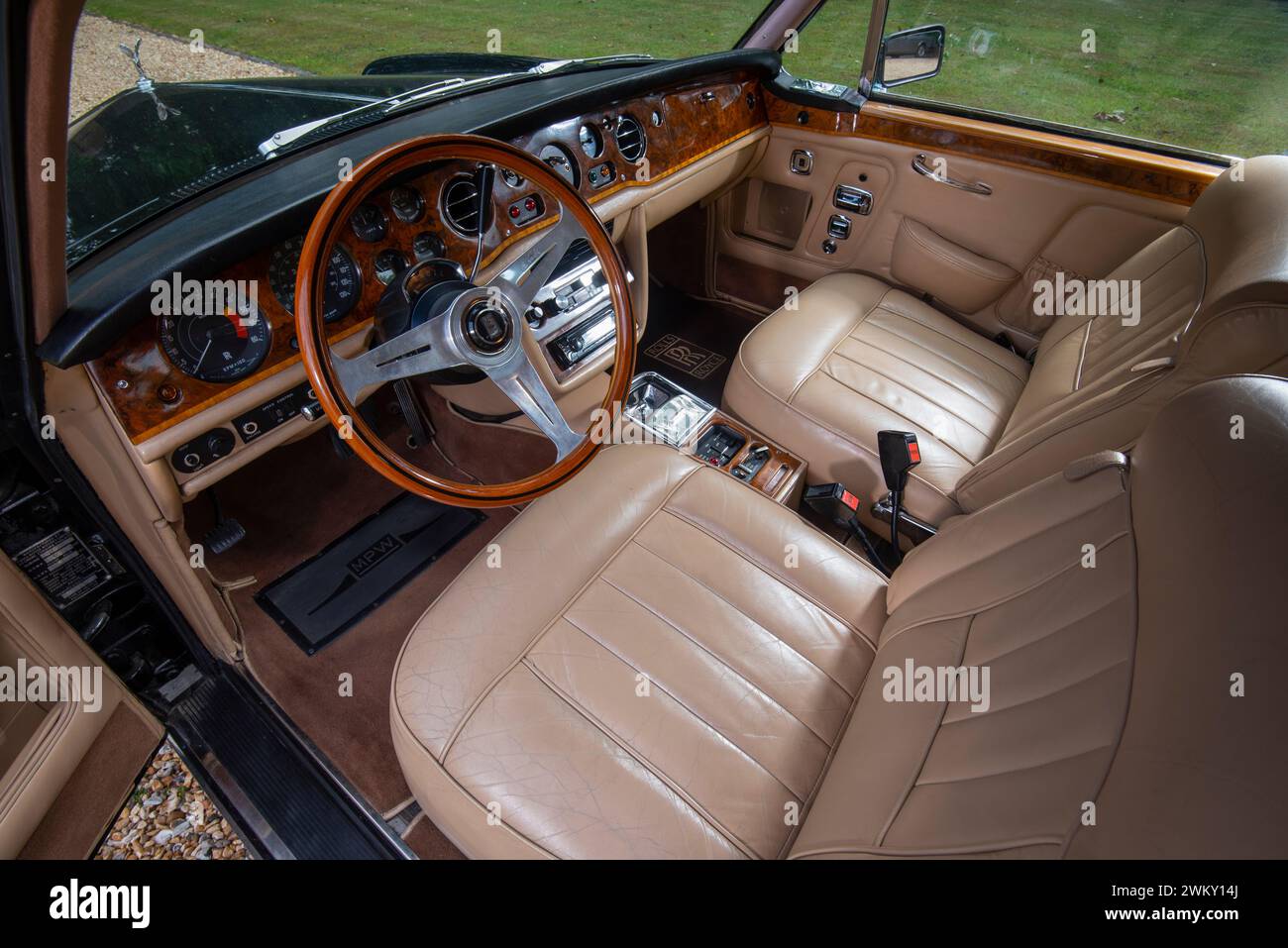 US spec Rolls Royce Corniche coupe, classic British luxury car Stock ...