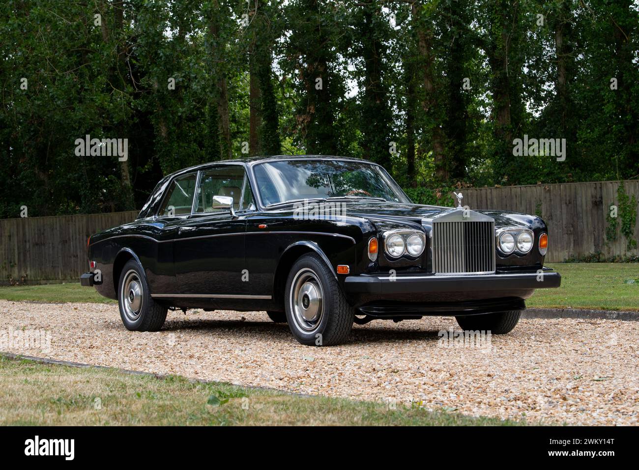 US spec Rolls Royce Corniche coupe, classic British luxury car Stock ...